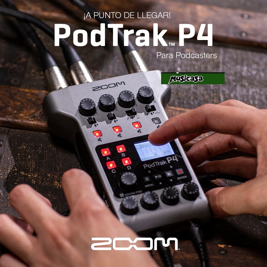 musicasablog de instrumentos musicalesNueva grabadora ZOOM P-4 PODTRAK ...