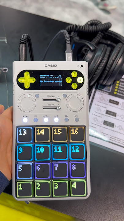 Casio SX-C1: El sampler portátil para DJs y productores